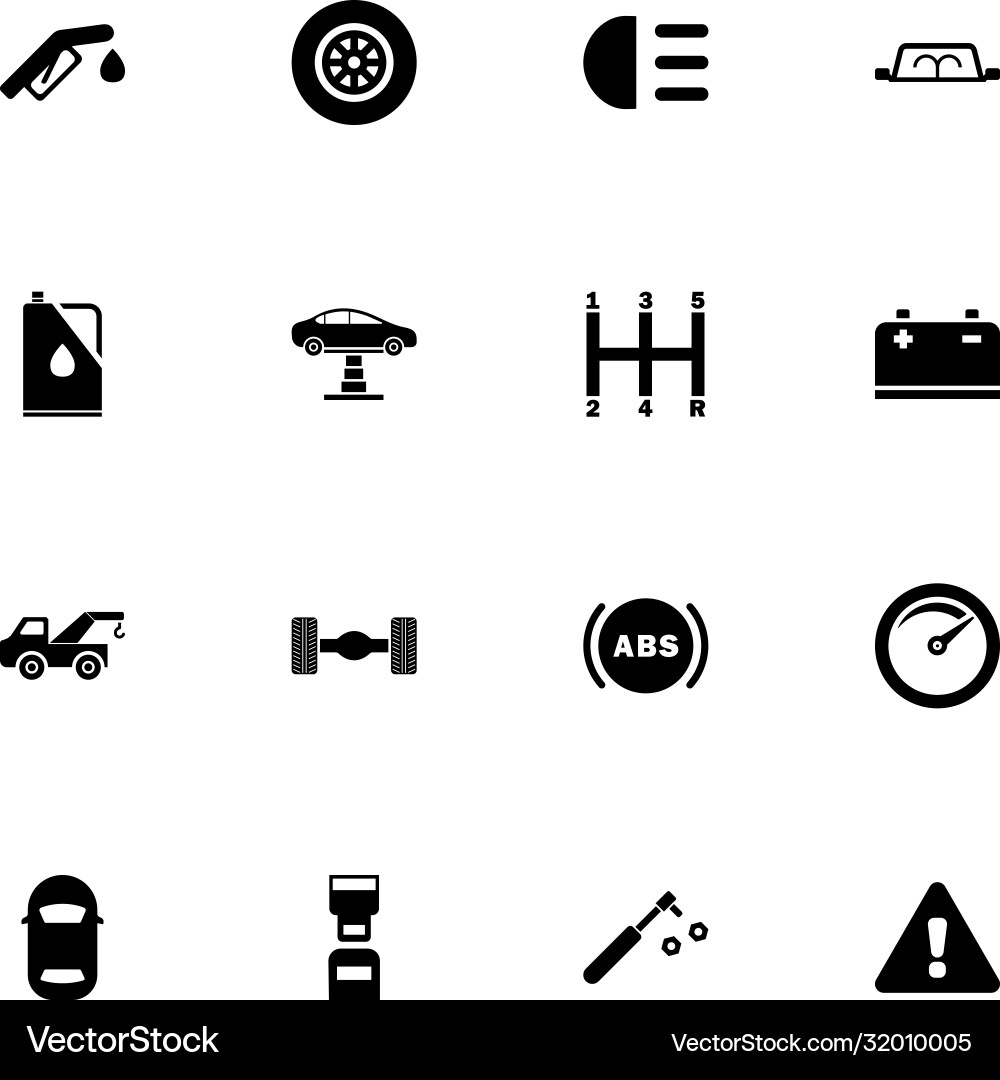 Car icon - expand to any size change Royalty Free Vector