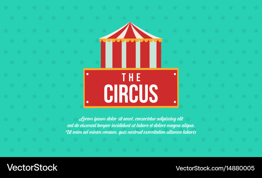 Circus and amusement park theme collection Vector Image