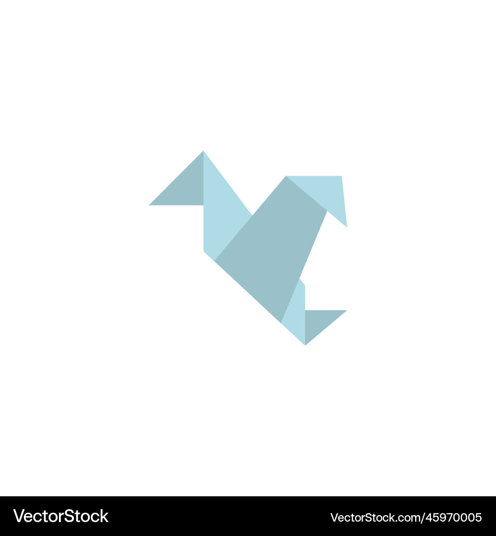 Origami creative icon from handmade icons Vector Image