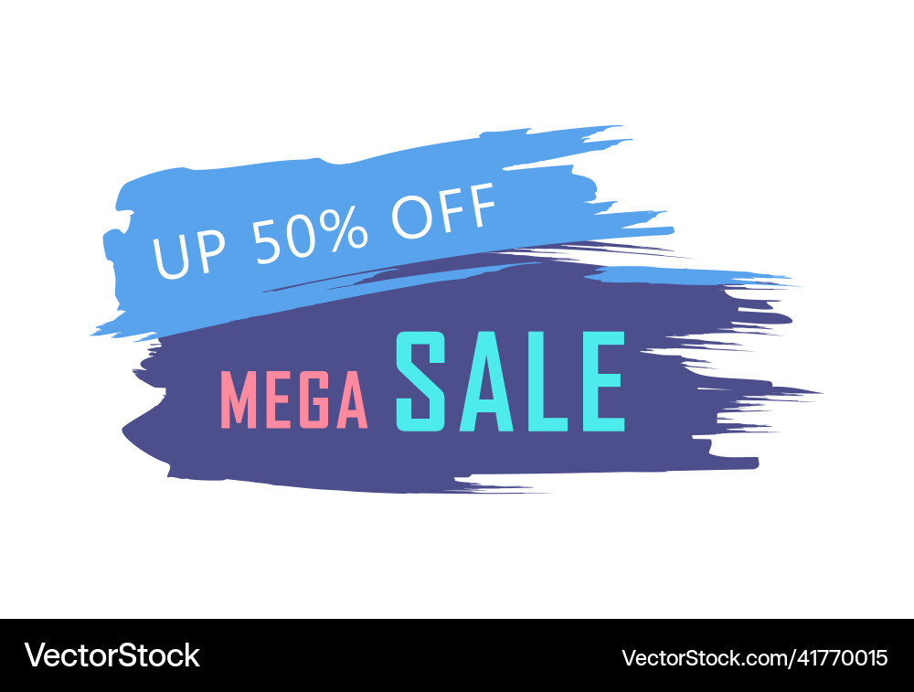 Abstract web banner business card template mega Vector Image