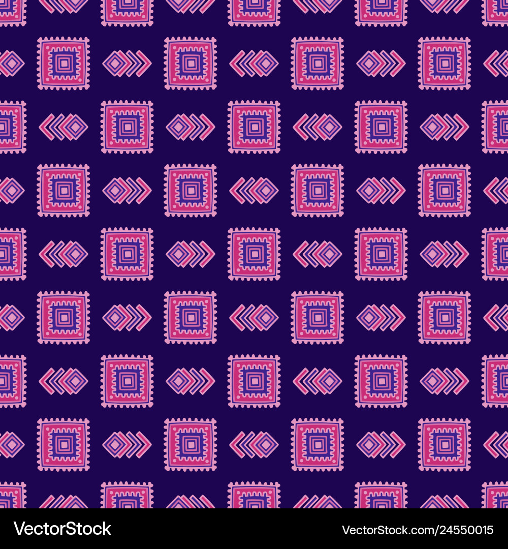 Ethnic seamless pattern tribal line print Vector Image