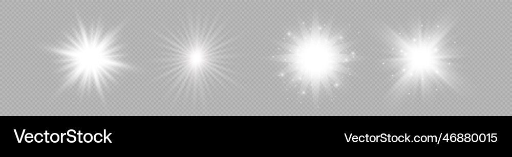 Light effect of lens flares Royalty Free Vector Image