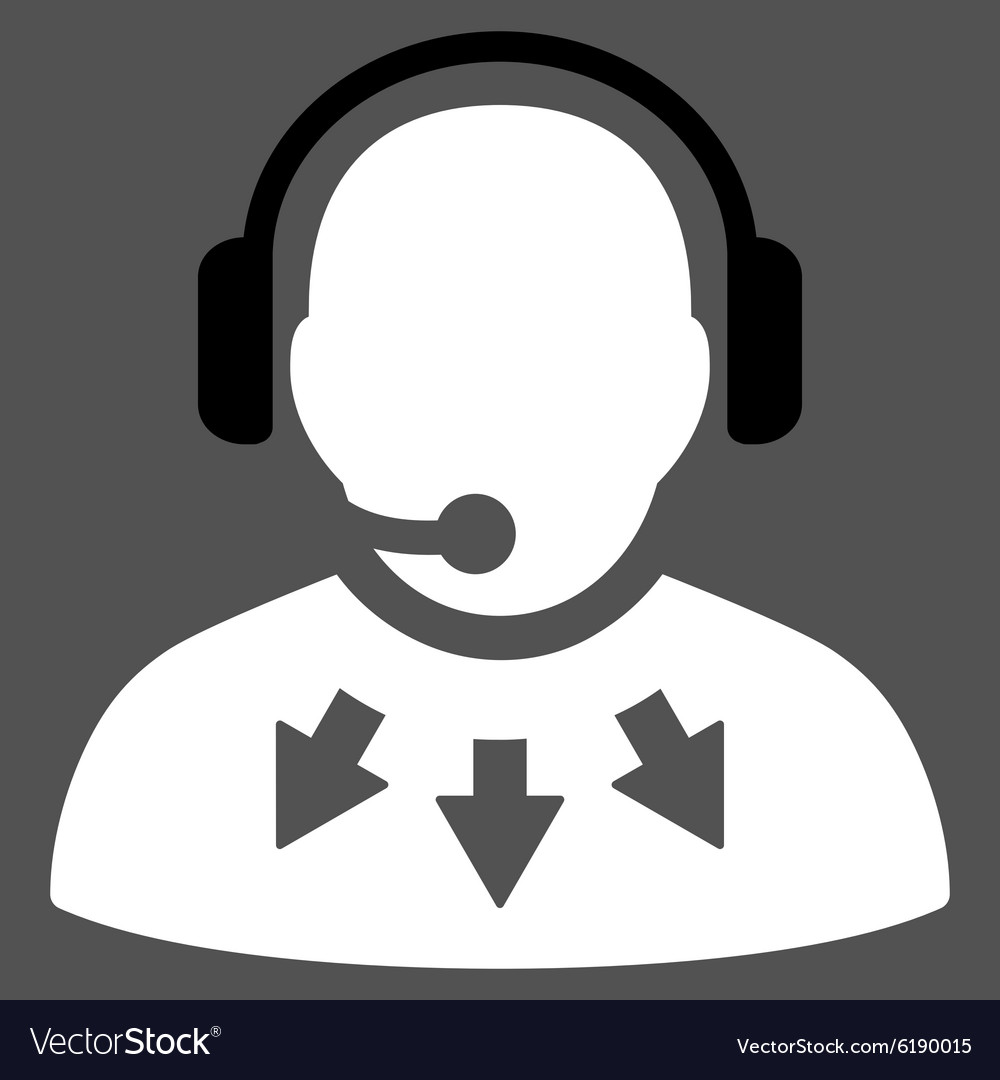 Operator Message Icon Royalty Free Vector Image