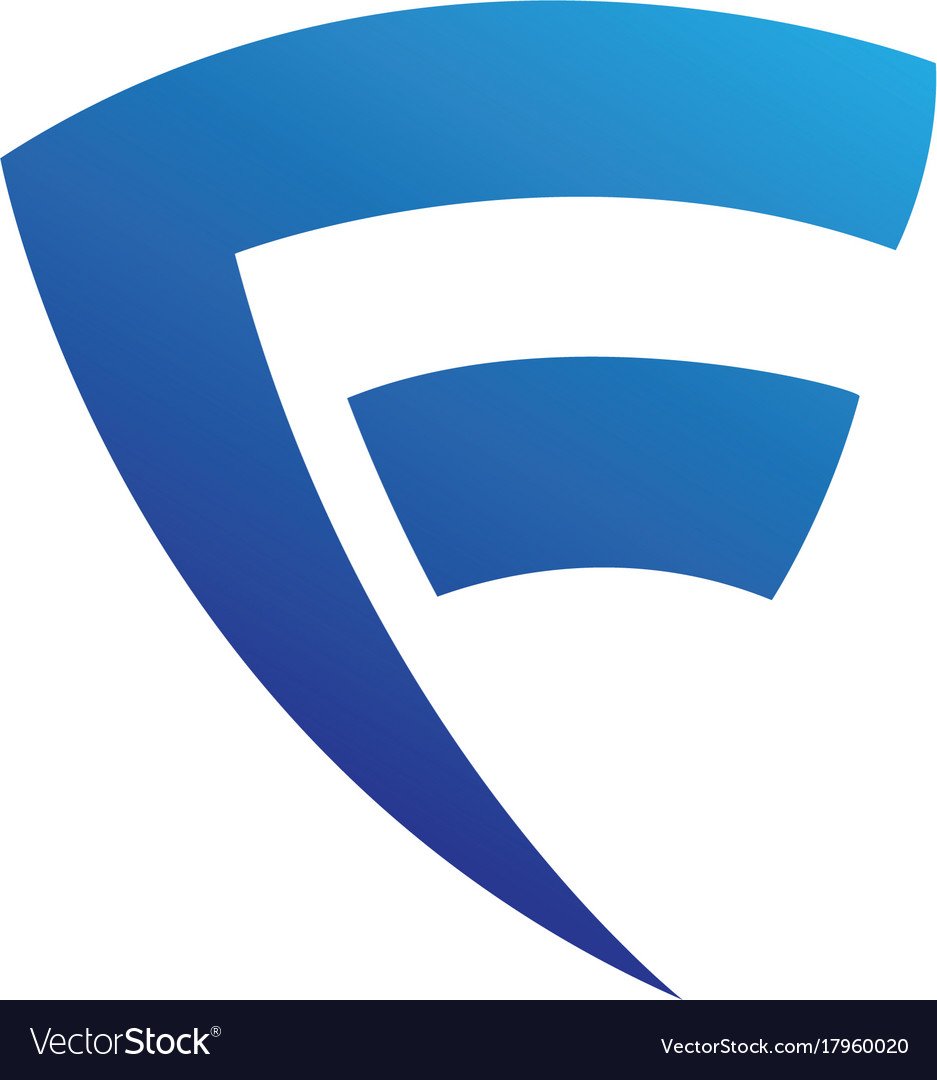 F letter logo and symbols template icons Vector Image