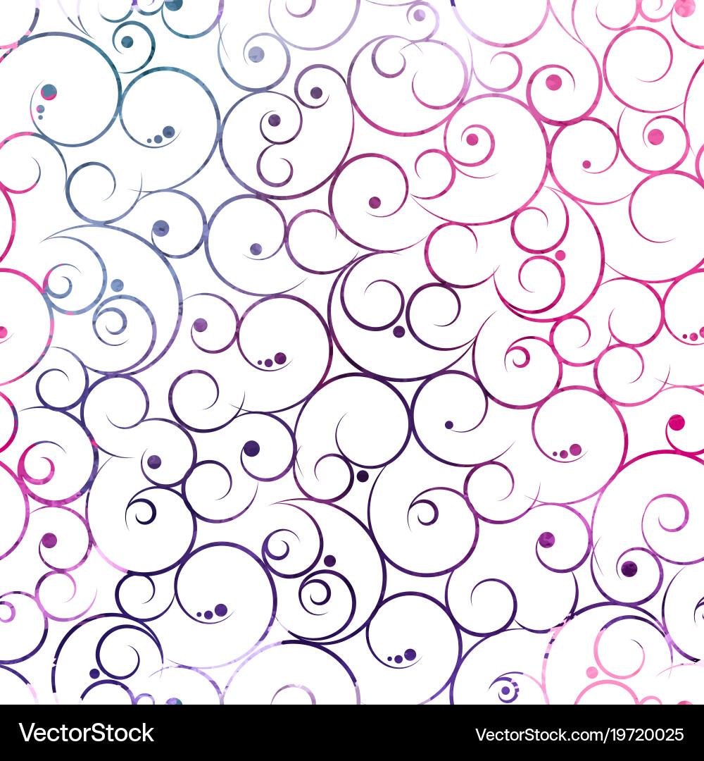 Colored abstract hand painted watercolor Vector Image