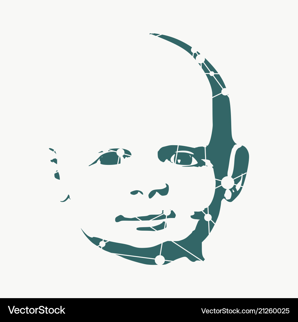 Cute little baby Royalty Free Vector Image - VectorStock