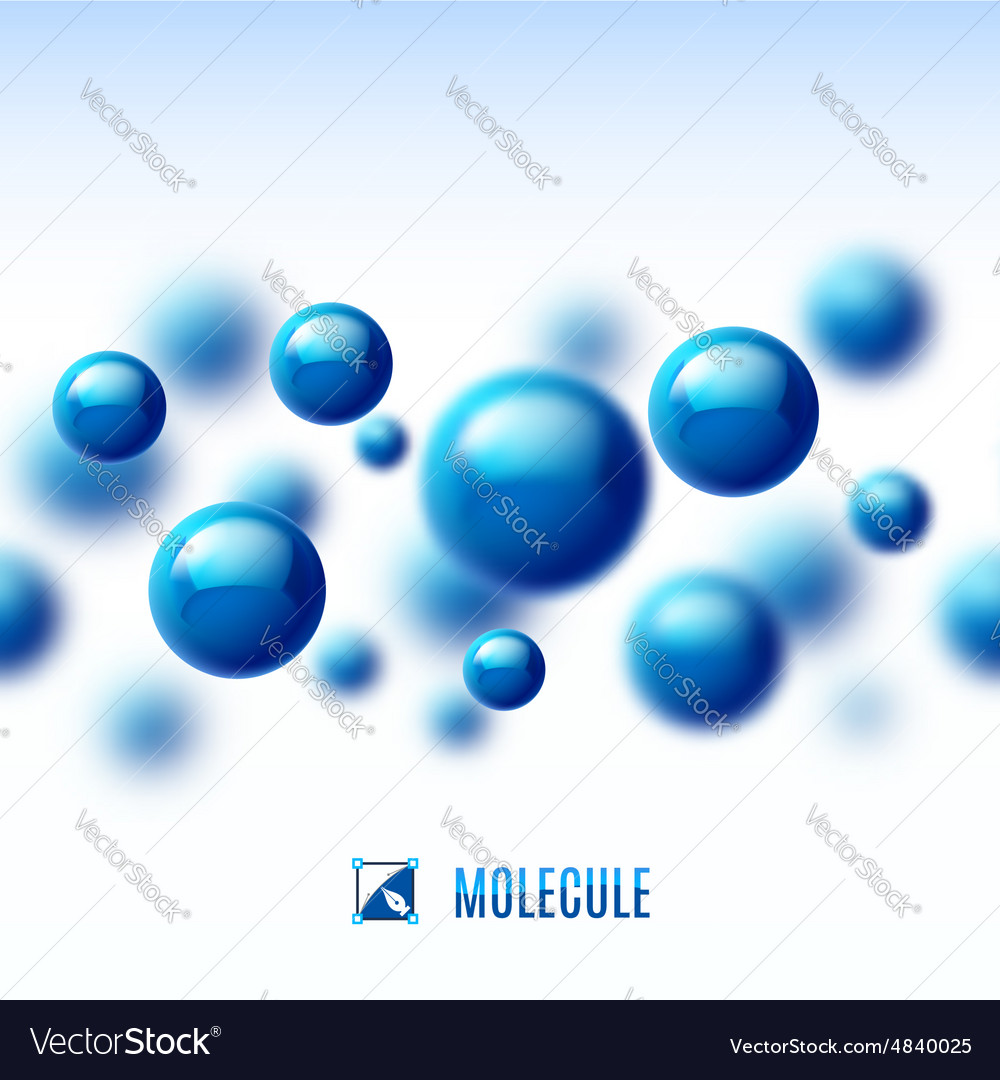 Molecular structure Royalty Free Vector Image - VectorStock