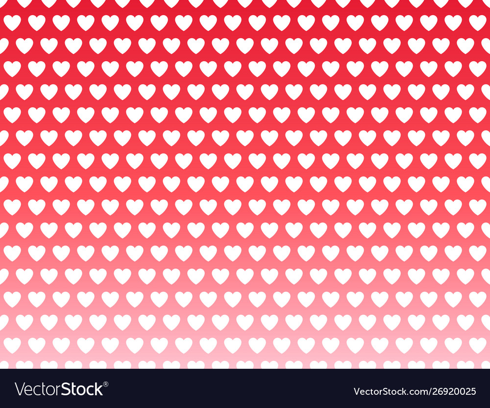 Red heart shape pattern Royalty Free Vector Image