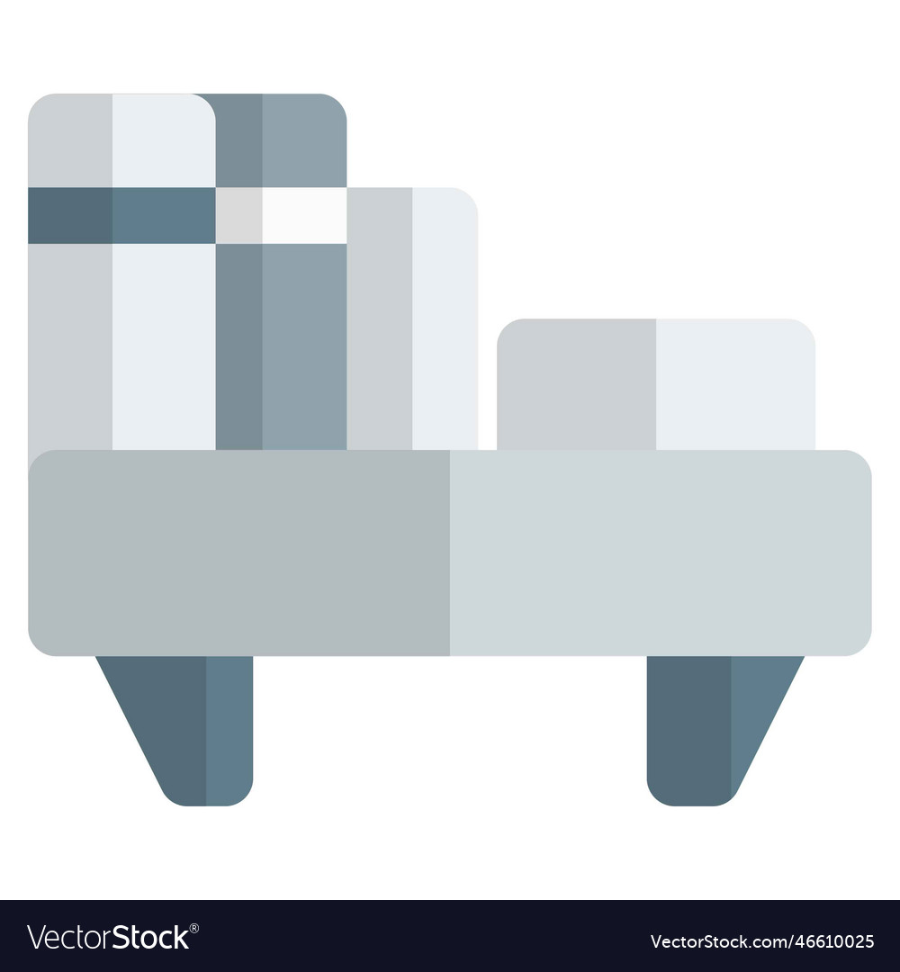 Wall mounted rack for storage books Royalty Free Vector