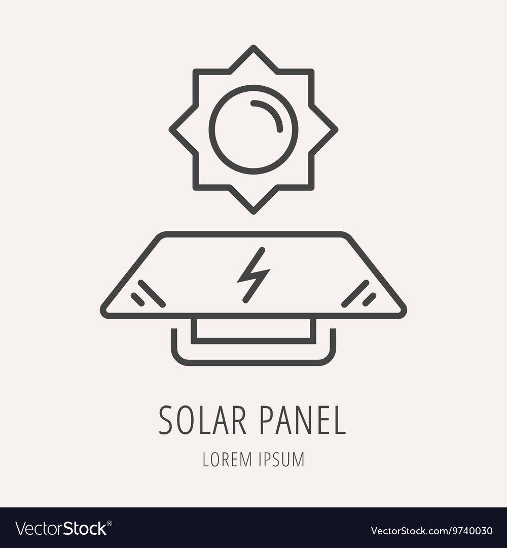 Simple logo template Royalty Free Vector Image