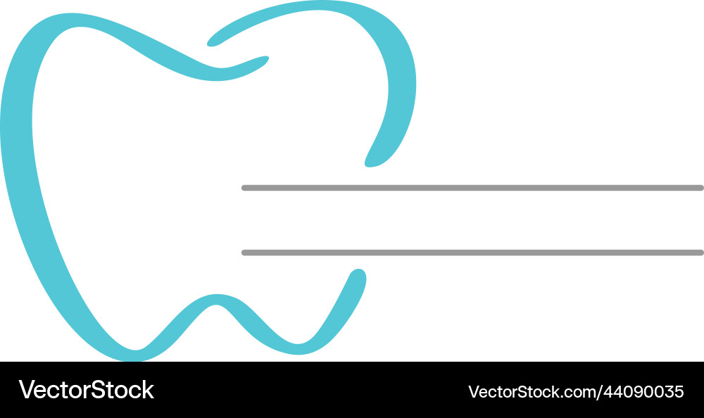 Blue tooth logo icon and two lines for text Vector Image