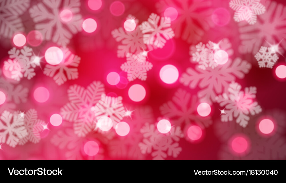 Background of snowflakes Royalty Free Vector Image