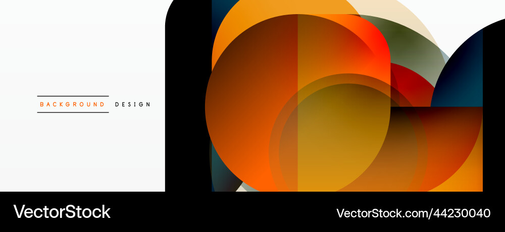 Round triangle shapes lines and circles geometric Vector Image