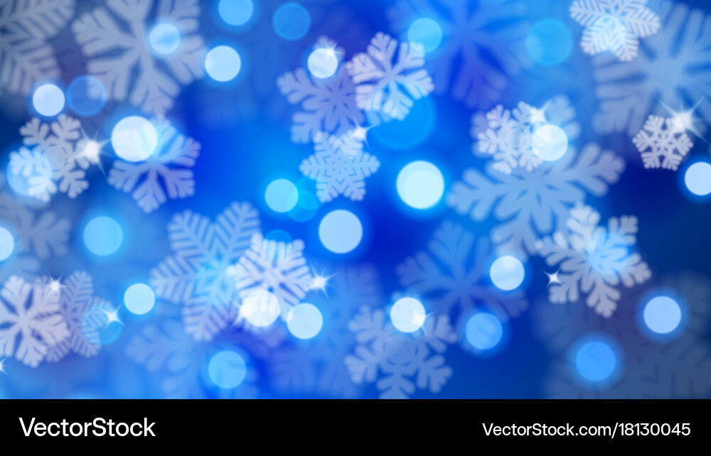 Background of snowflakes Royalty Free Vector Image