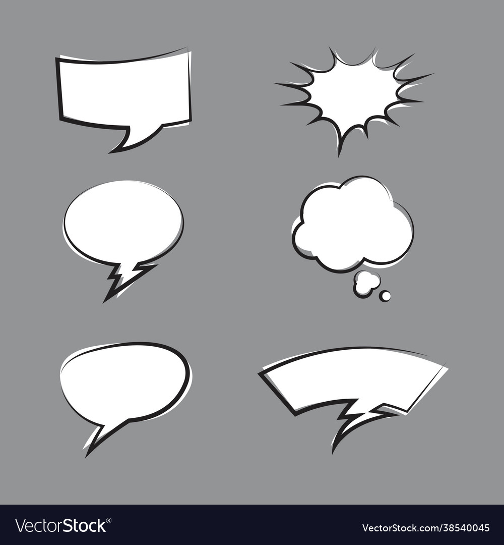 Comic book design element Royalty Free Vector Image