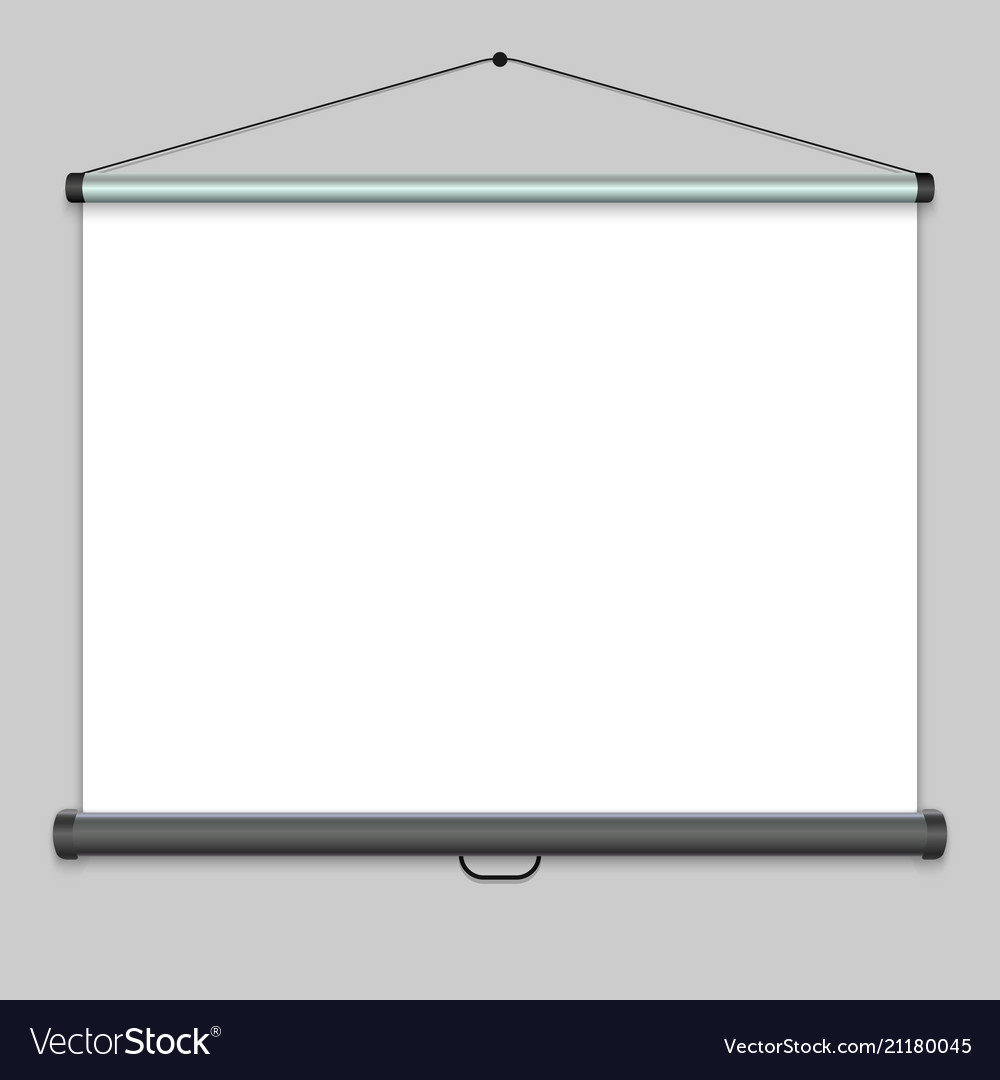 Projection screen Royalty Free Vector Image - VectorStock