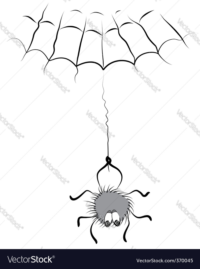 Spider comic Royalty Free Vector Image - VectorStock