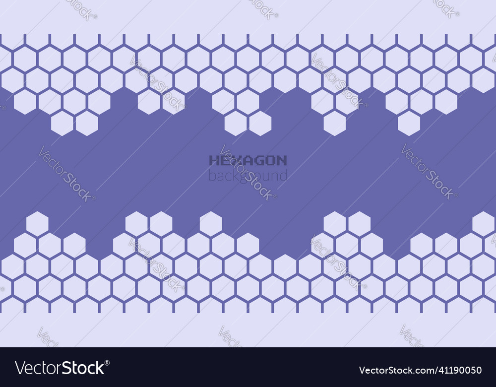 Abstract geometric hexagonal background in very Vector Image
