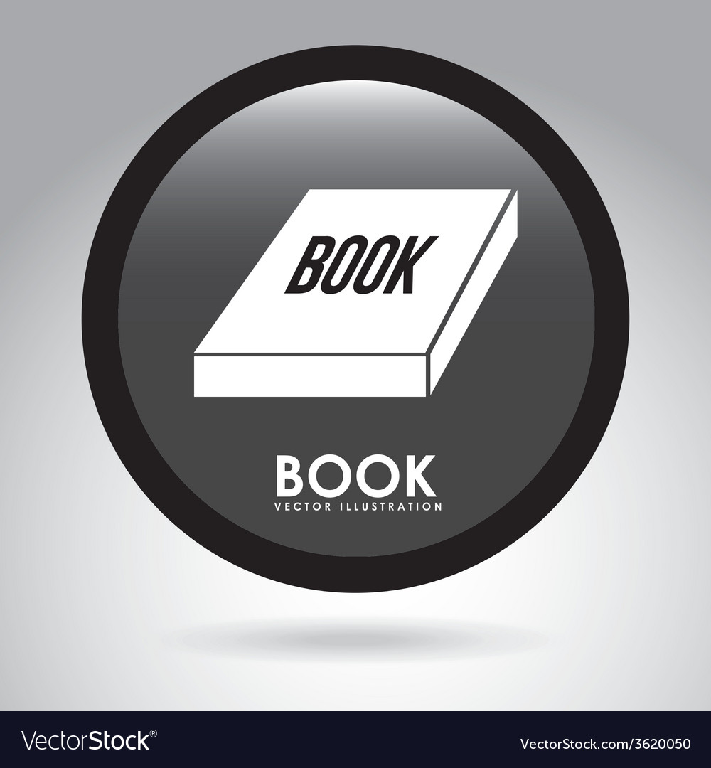 Book button Royalty Free Vector Image - VectorStock