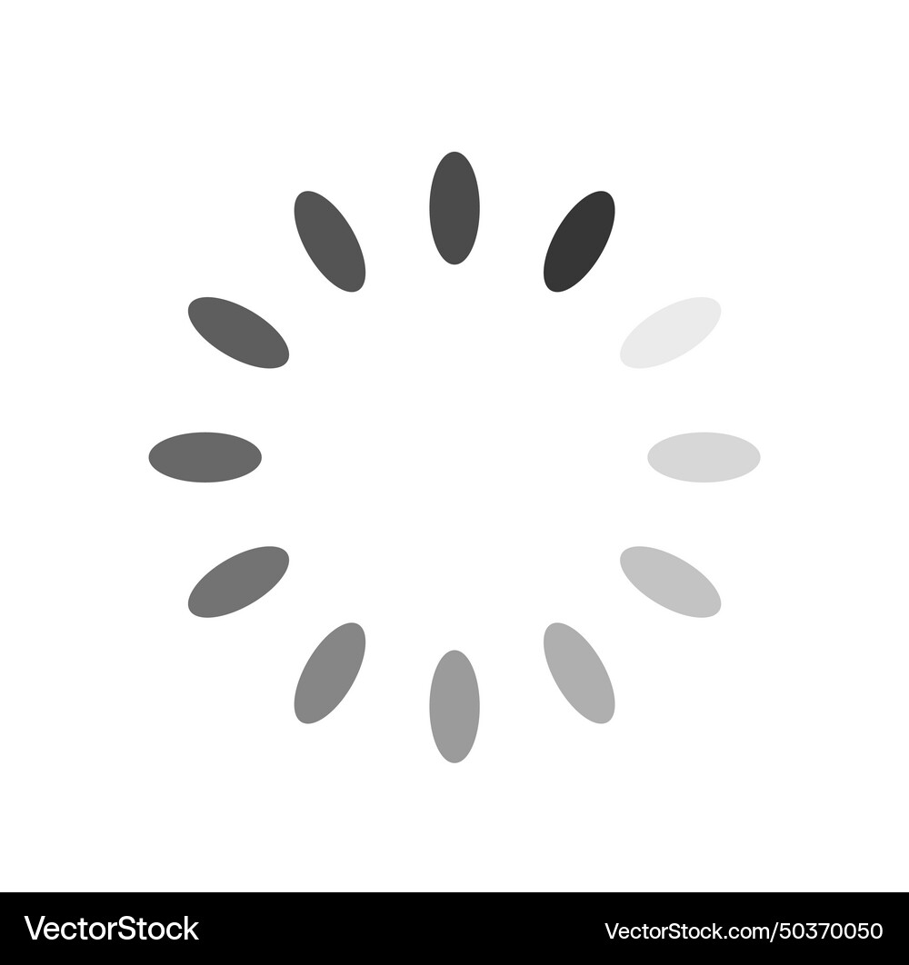 Circle icon of digital process isolated Royalty Free Vector