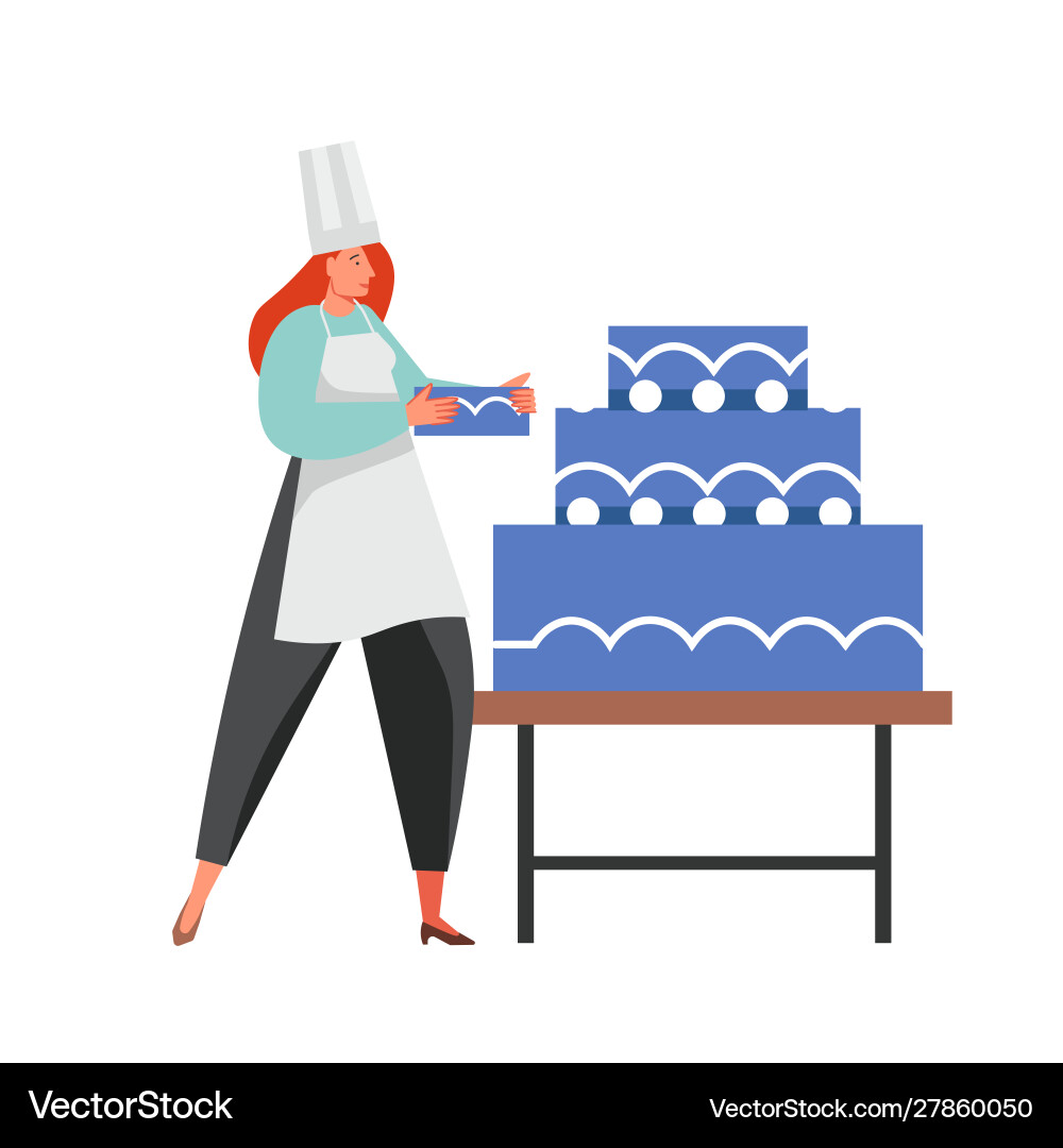 Restaurant staff cartoon character Royalty Free Vector Image
