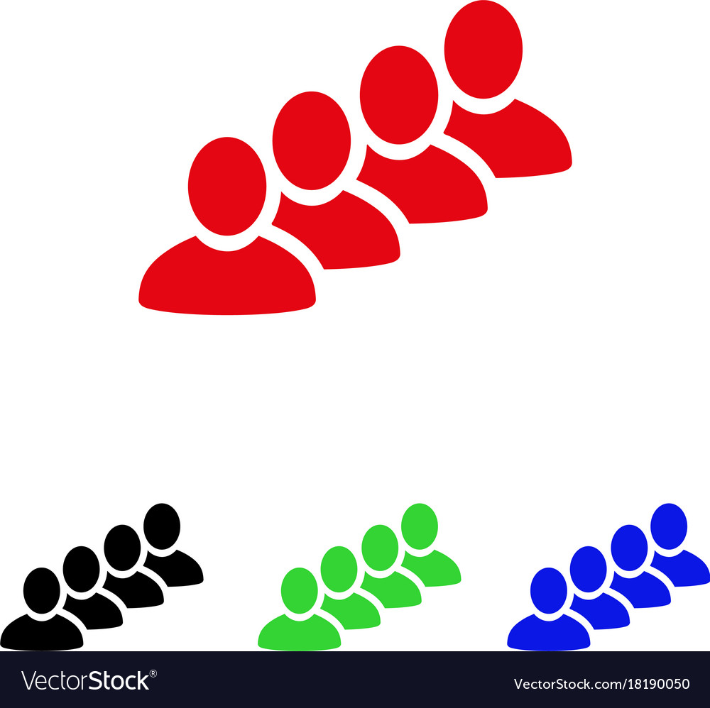 User queue icon Royalty Free Vector Image - VectorStock