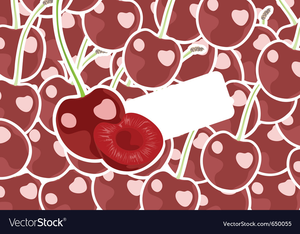 Cherry Royalty Free Vector Image - VectorStock