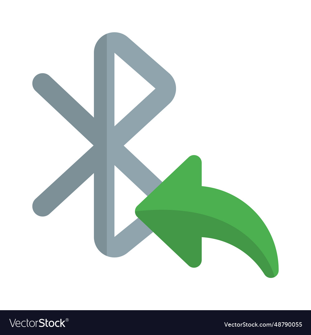 Data forwarding with bluetooth application Vector Image