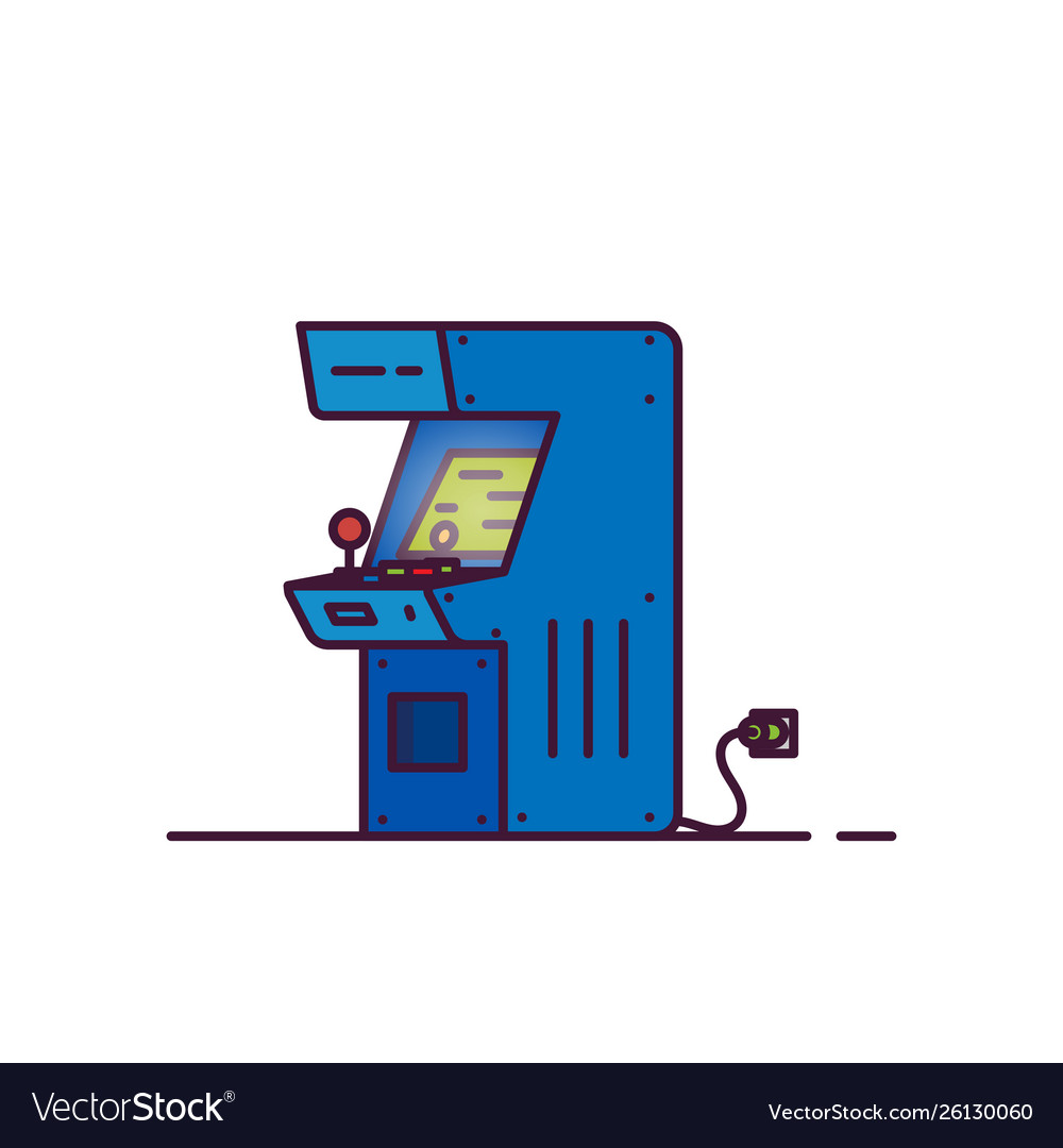 Arcade machine Royalty Free Vector Image - VectorStock