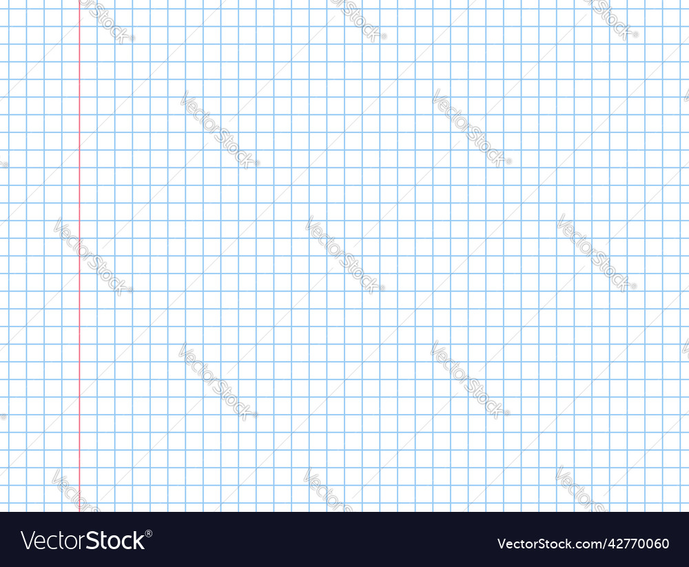 Paper with graph grid square pattern Royalty Free Vector