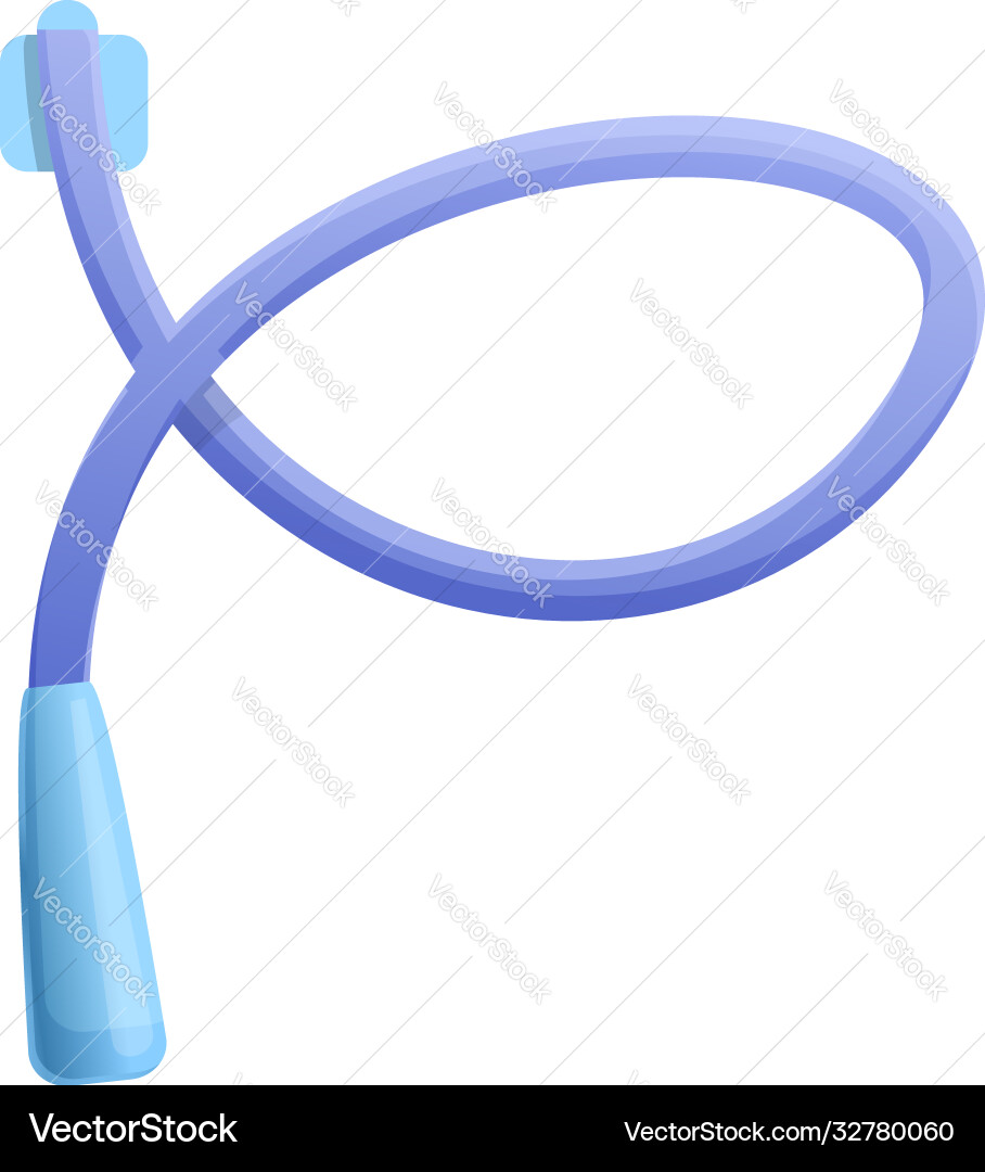 Pipe catheter icon cartoon style Royalty Free Vector Image