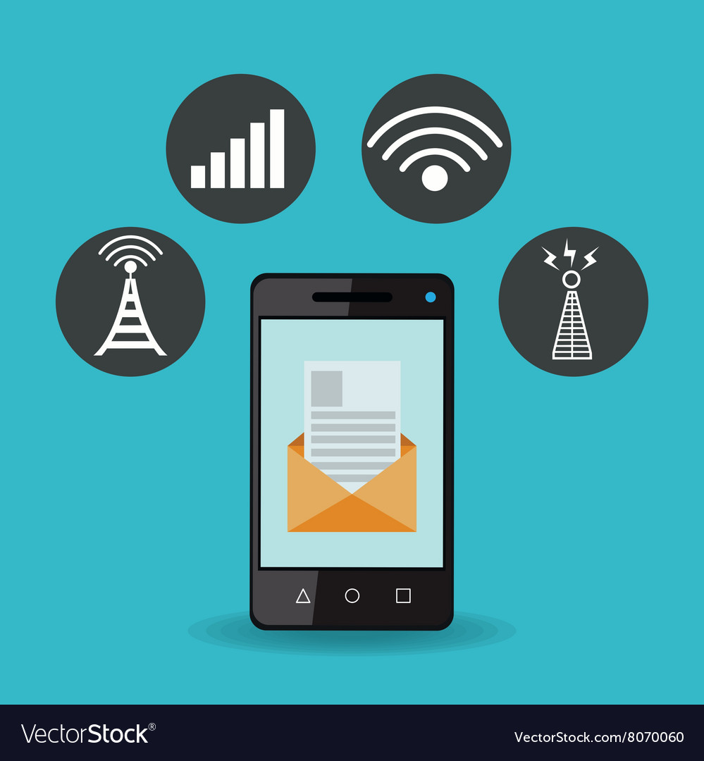 Technology icon design Royalty Free Vector Image