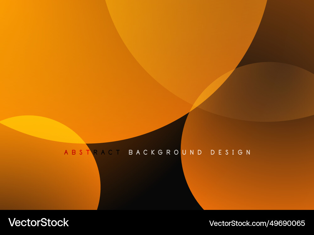 Abstract Tech Circles Background Royalty Free Vector Image