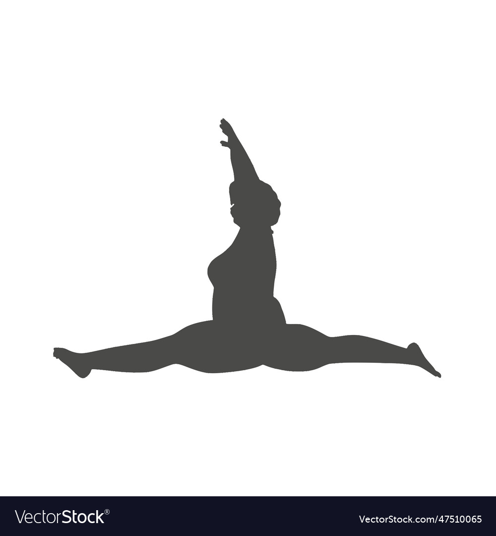 Beautiful Plus Size Woman Body Positive Concept Vector Image