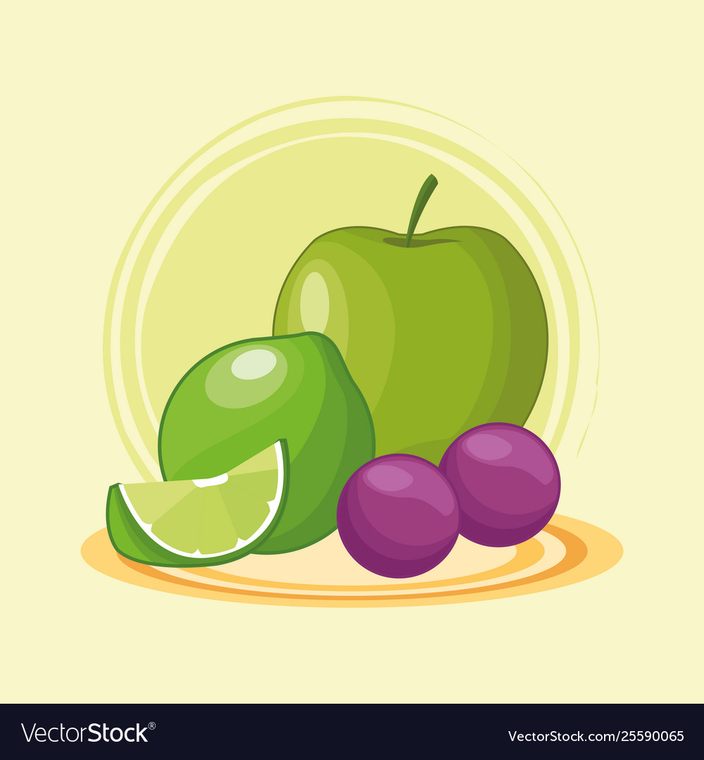 Delicious fruits cartoons Royalty Free Vector Image Delicious fruits cartoons Royalty Free Vector Image