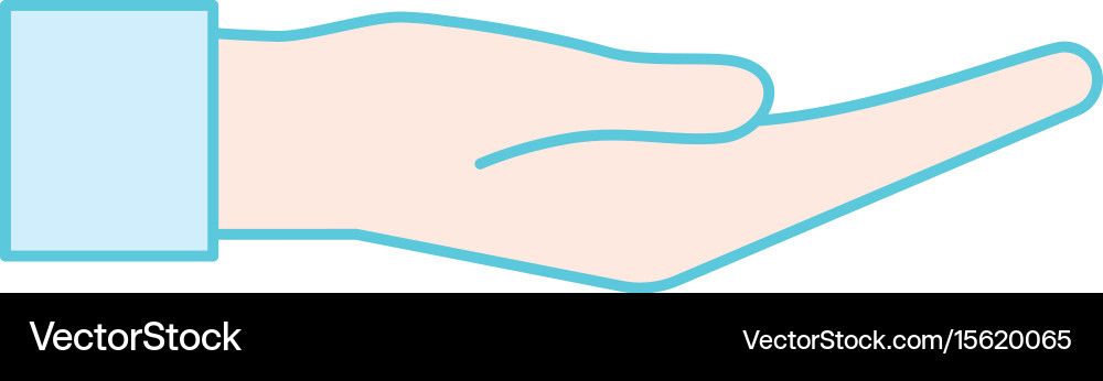 Hand gesture with fingers icon design Royalty Free Vector