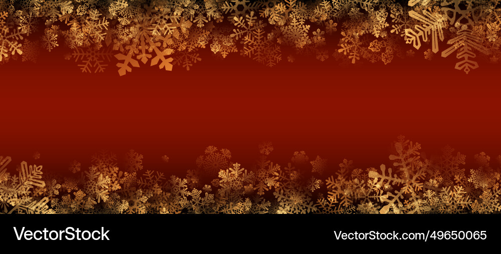 Red winter background with detailed transparent Vector Image
