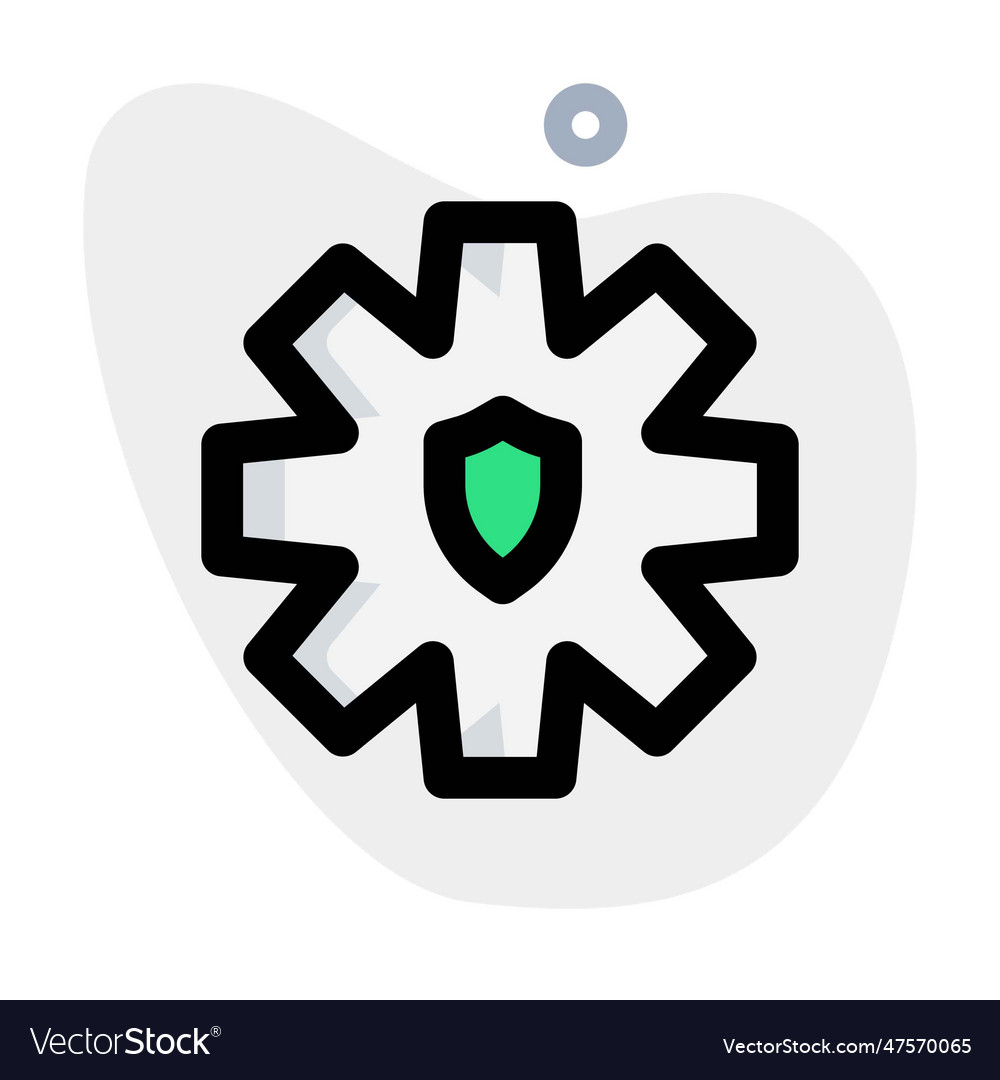 System encrypted for the data security Royalty Free Vector