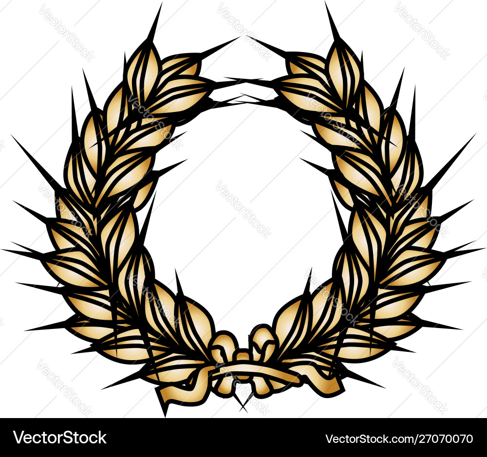 Grown of thorns Royalty Free Vector Image - VectorStock