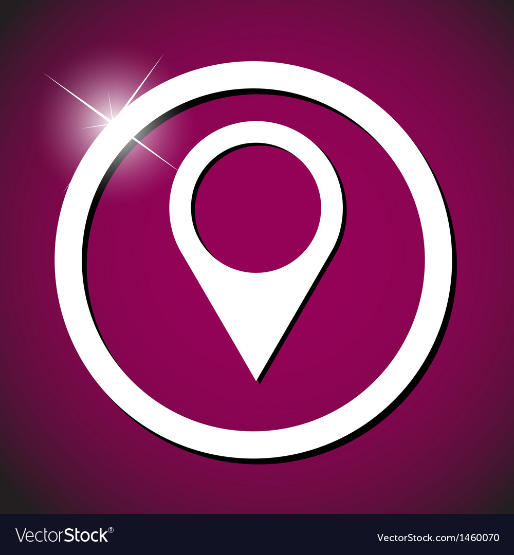 Map point icon Royalty Free Vector Image - VectorStock