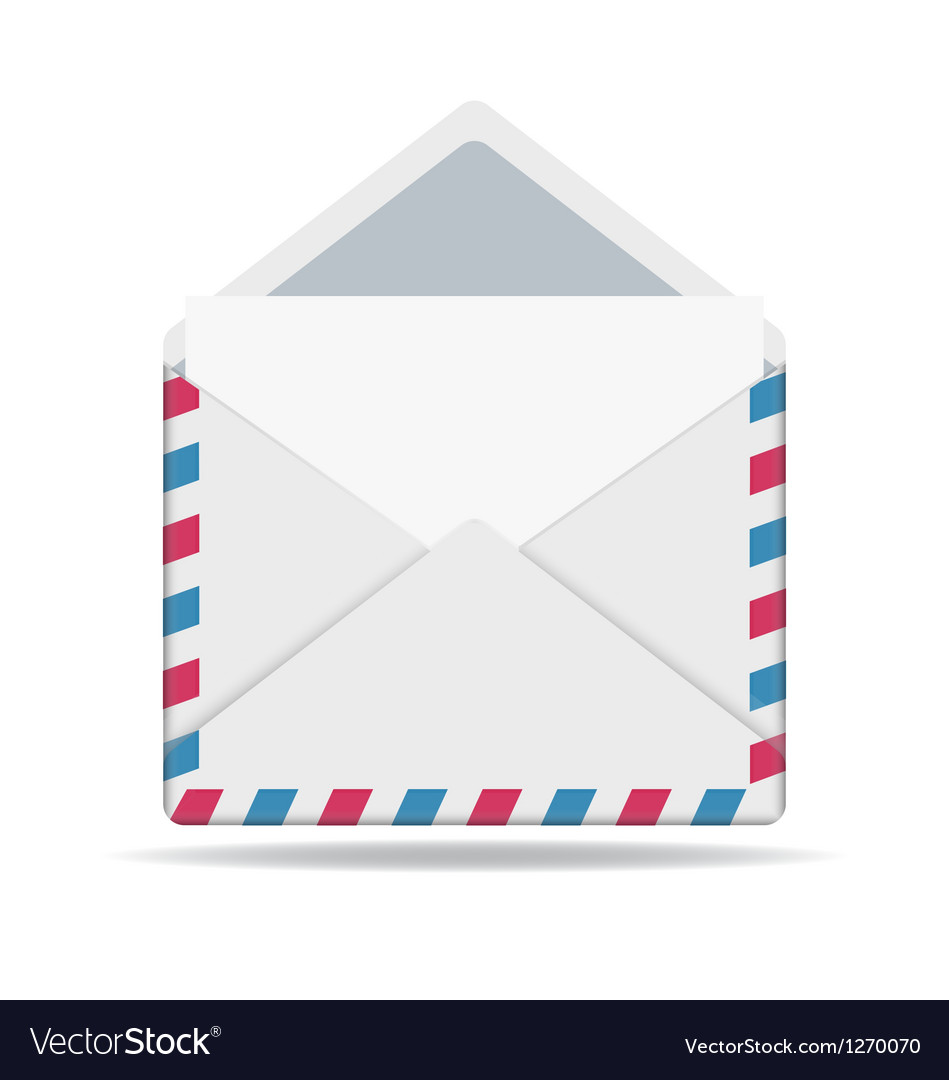 Post envelope Royalty Free Vector Image - VectorStock