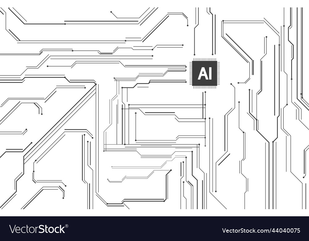 Artificial intelligence Royalty Free Vector Image