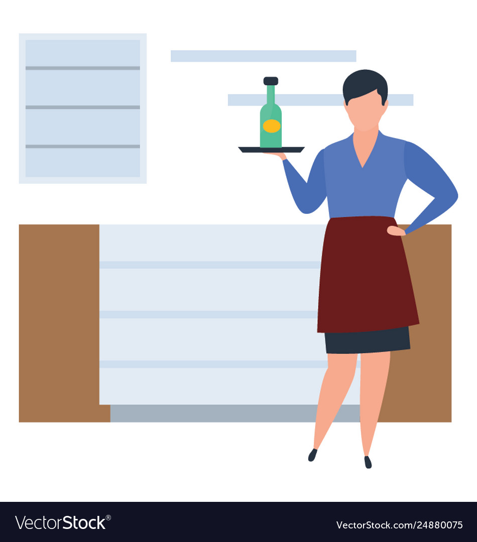 Bartender Royalty Free Vector Image - VectorStock