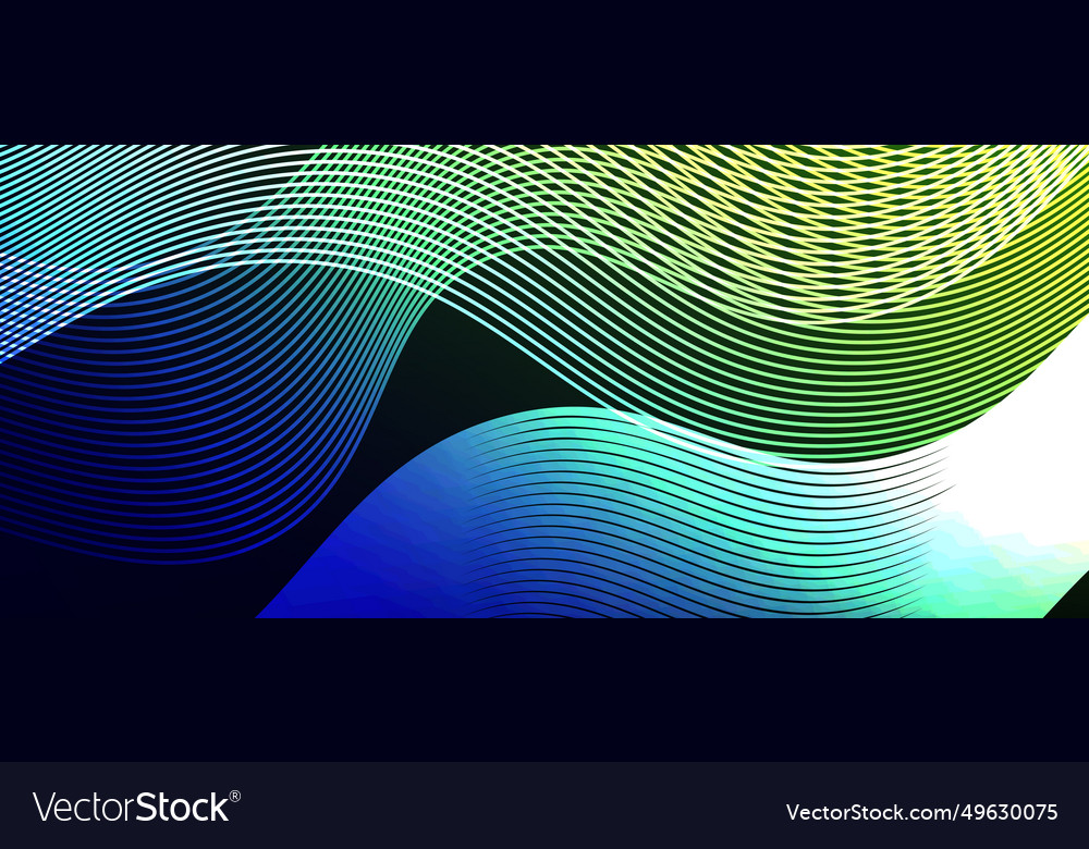 Dynamic wave geometric design Royalty Free Vector Image