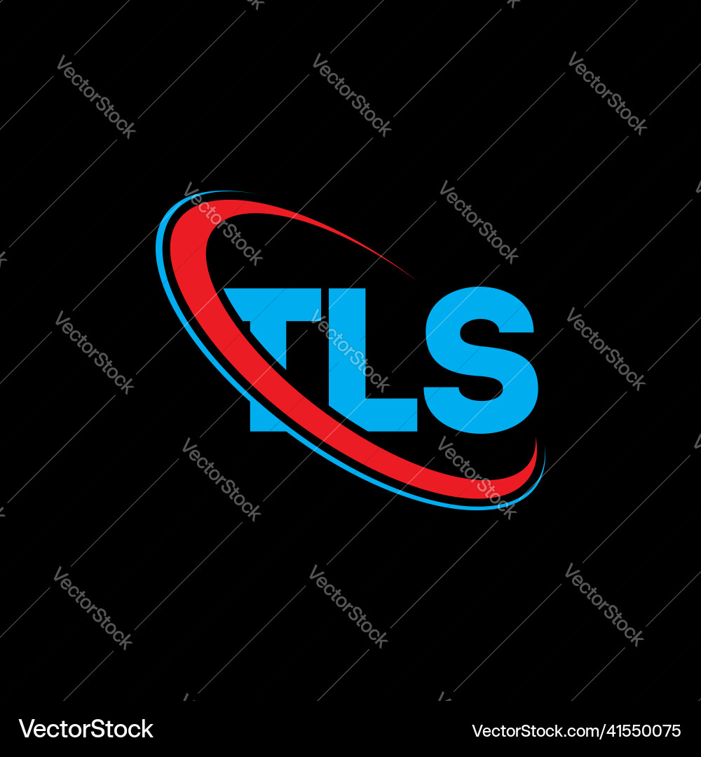 Tls logo letter letter logo design Royalty Free Vector Image