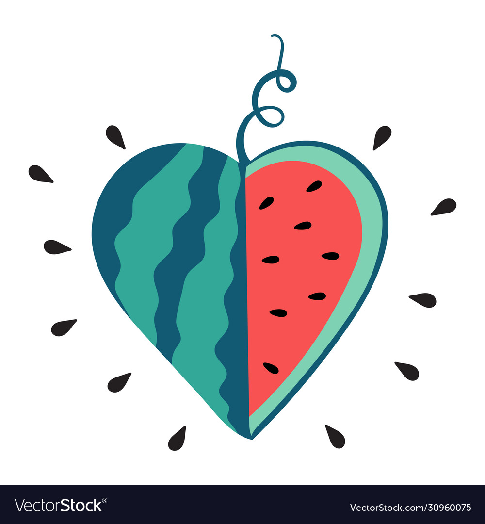 Watermelon slices fresh summer fruit Royalty Free Vector