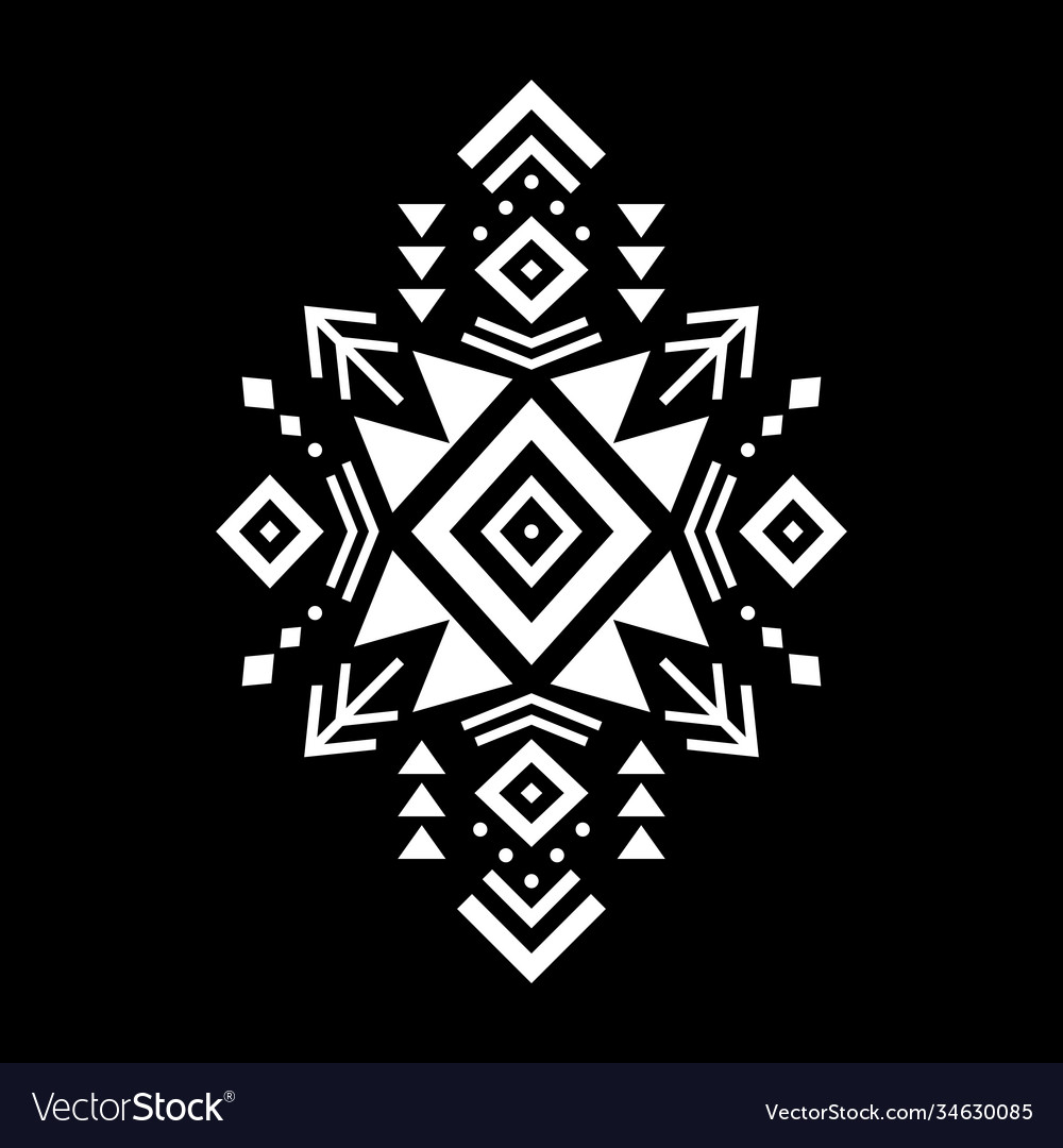 Aztec element Royalty Free Vector Image - VectorStock