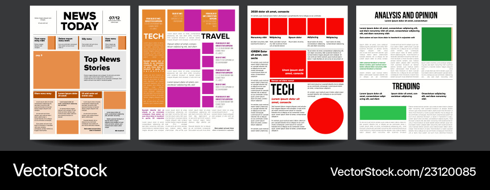 Tabloid Newspaper Layout Design