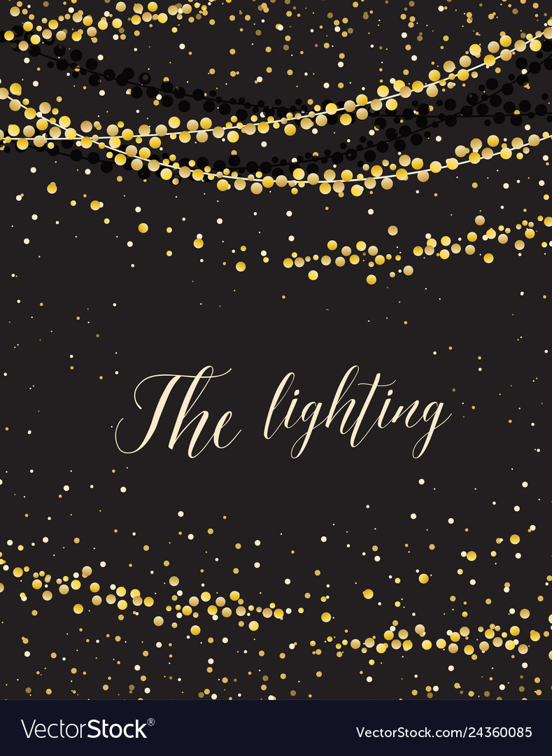 String lights Royalty Free Vector Image - VectorStock