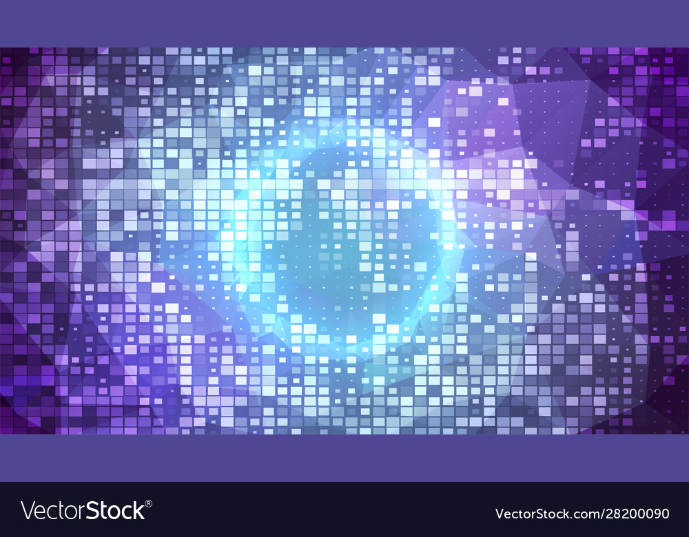 Abstract polygon background square pattern Vector Image